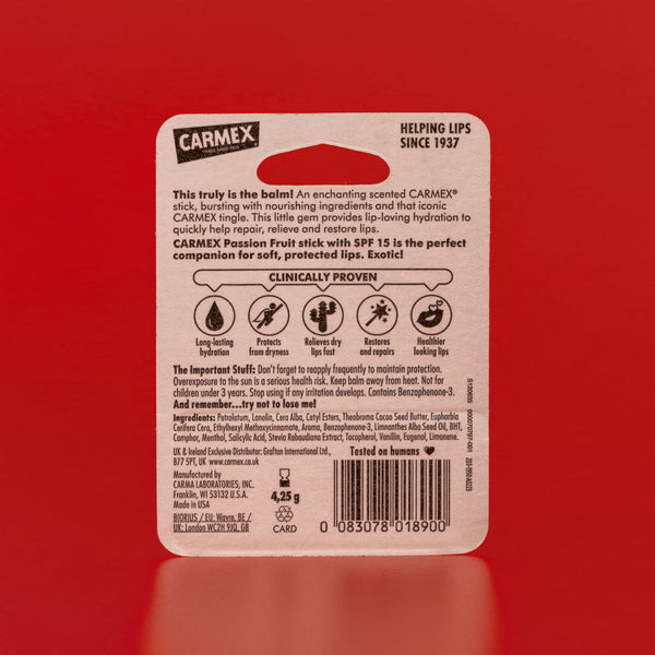 CARMEX Passionfruit Click Stick (4.25g)